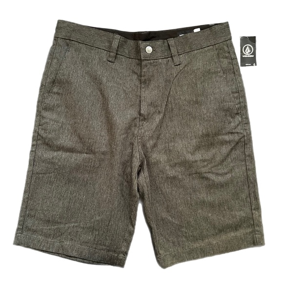Volcom | Shorts | New Volcolm Stretch Dark Gray Shorts 33 | Poshmark